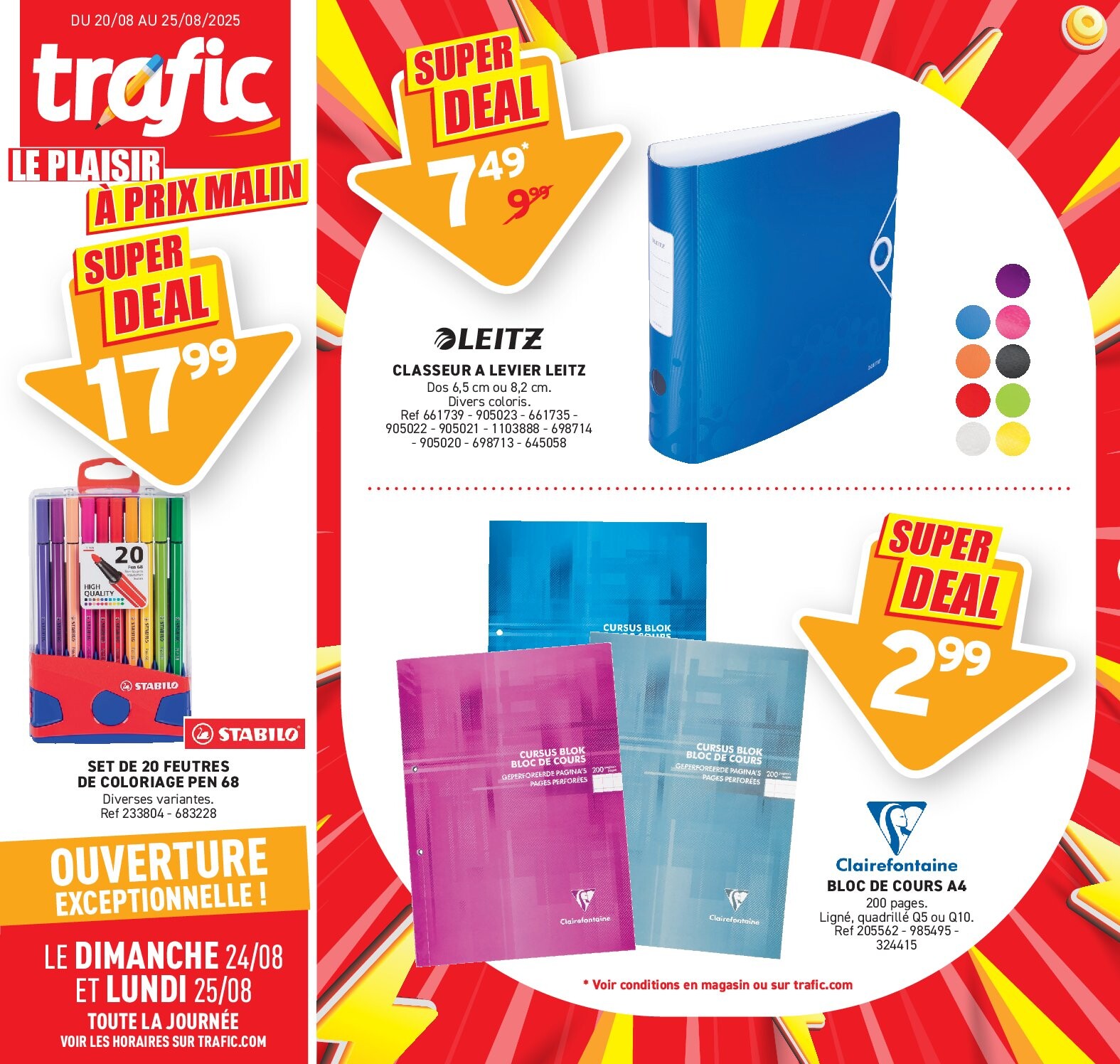 Trafic folder Belgique octobre 2025 | Toutes les offres