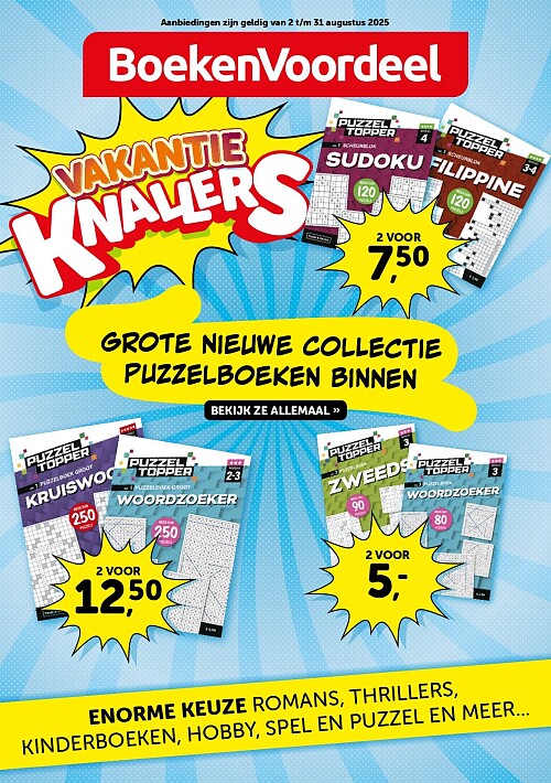BoekenVoordeel folder België oktober 2025 | Alle promo's en aanbiedingen