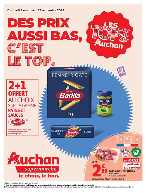 Auchan folder Belgique septembre 2025 | Toutes les offres