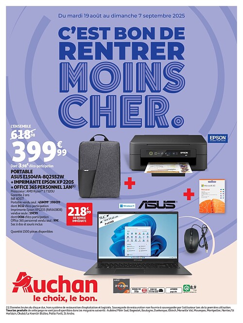 Auchan folder Belgique septembre 2025 | Toutes les offres